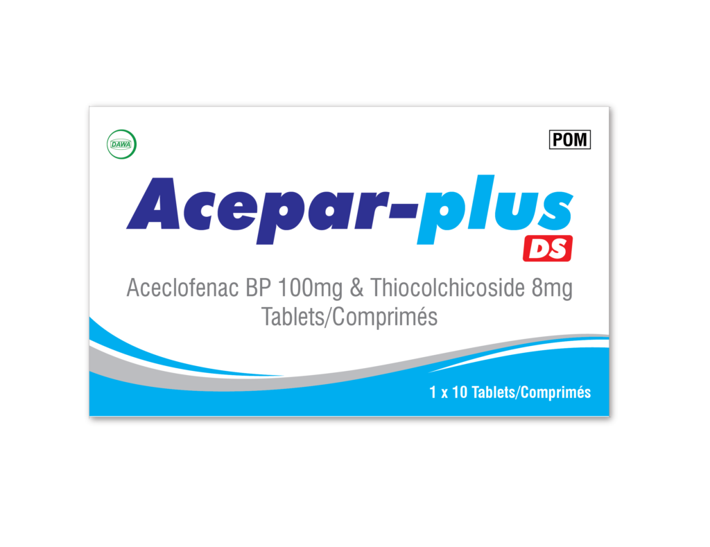 Acepar Plus DS Tablets - Dawa Life Sciences