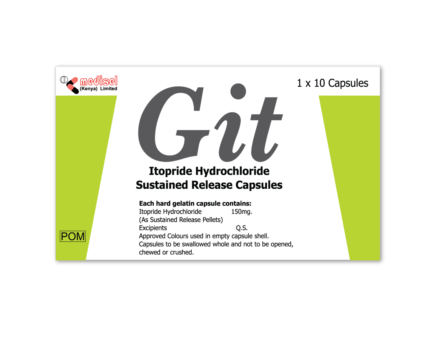 Git 150mg Capsules - Dawa Life Sciences