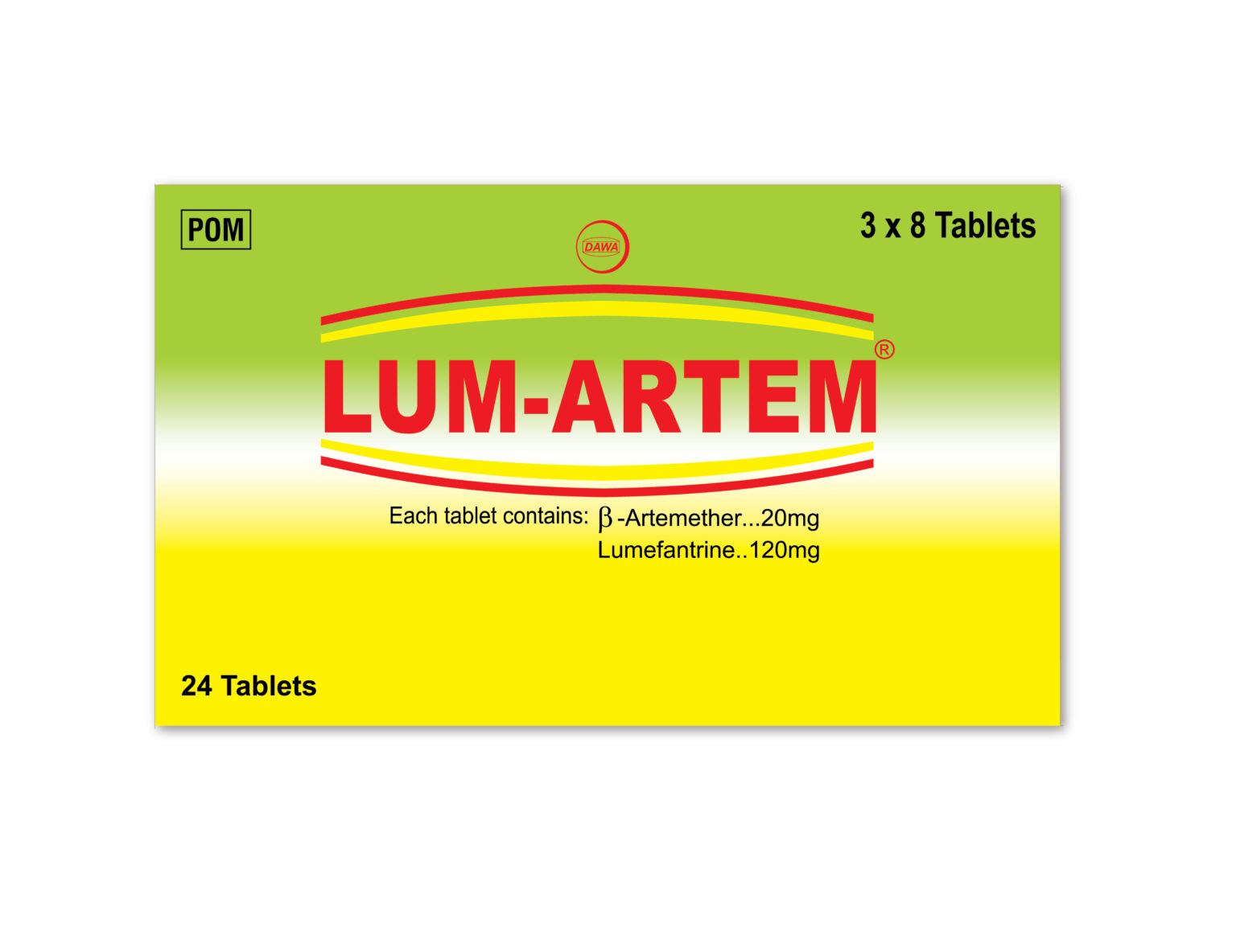 Lum-Artem 20/120mg Tablets - Dawa Life Sciences
