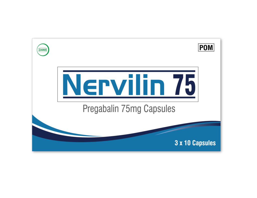 Nervilin 75mg Capsules - Dawa Life Sciences