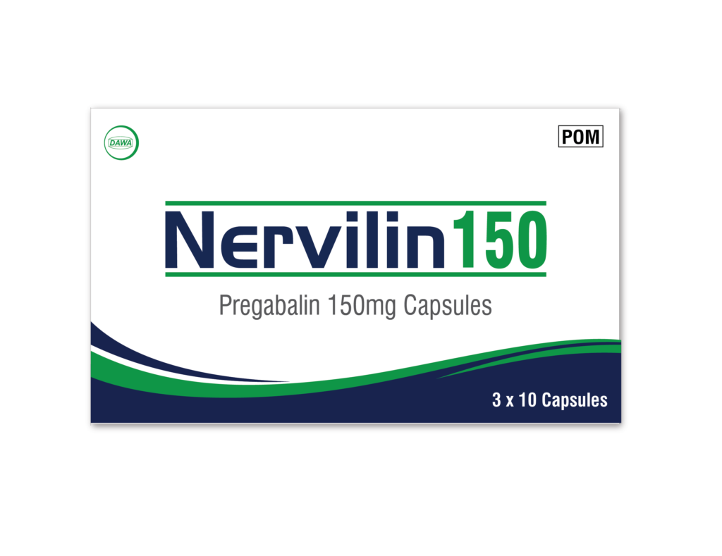 Nervilin 150mg Capsules - Dawa Life Sciences