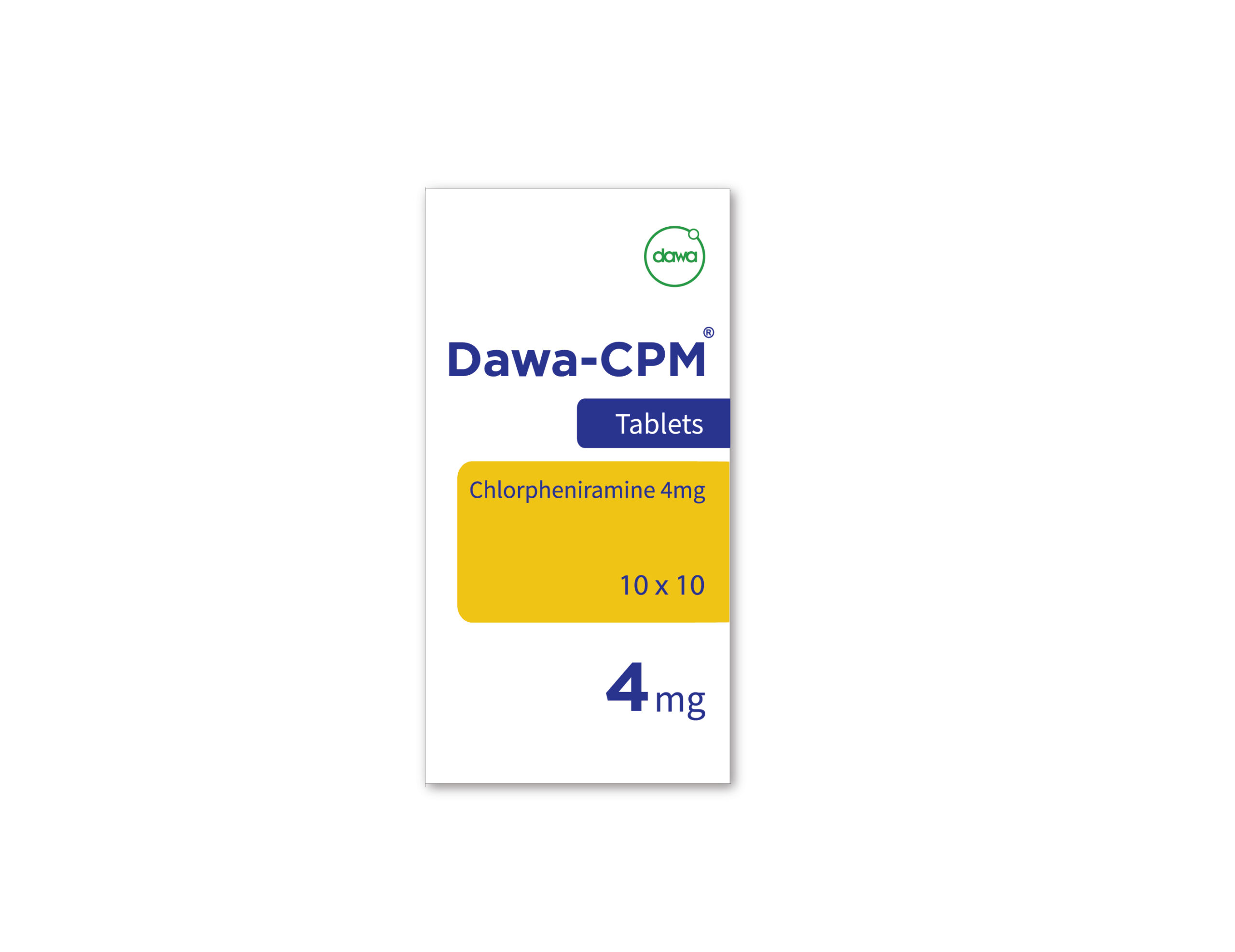 Dawa CPM 4mg Tablets Dawa Life Sciences Dawa CPM 4mg Tablets Dawa Life Sciences