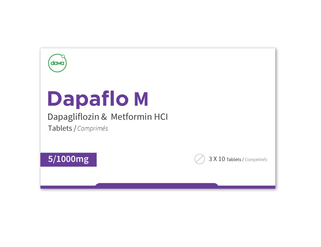 Dapaflo M 5/1000mg Tablets - Dawa Life Sciences