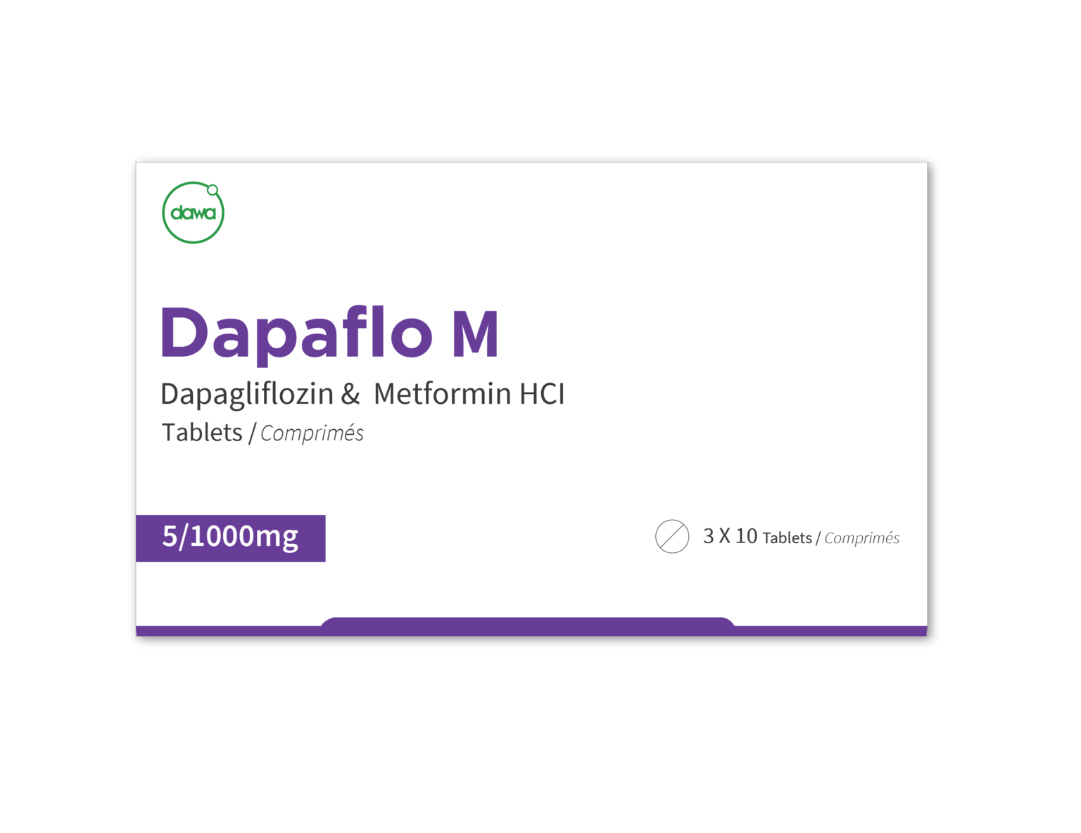 Dapaflo M 5/1000mg Tablets - Dawa Life Sciences