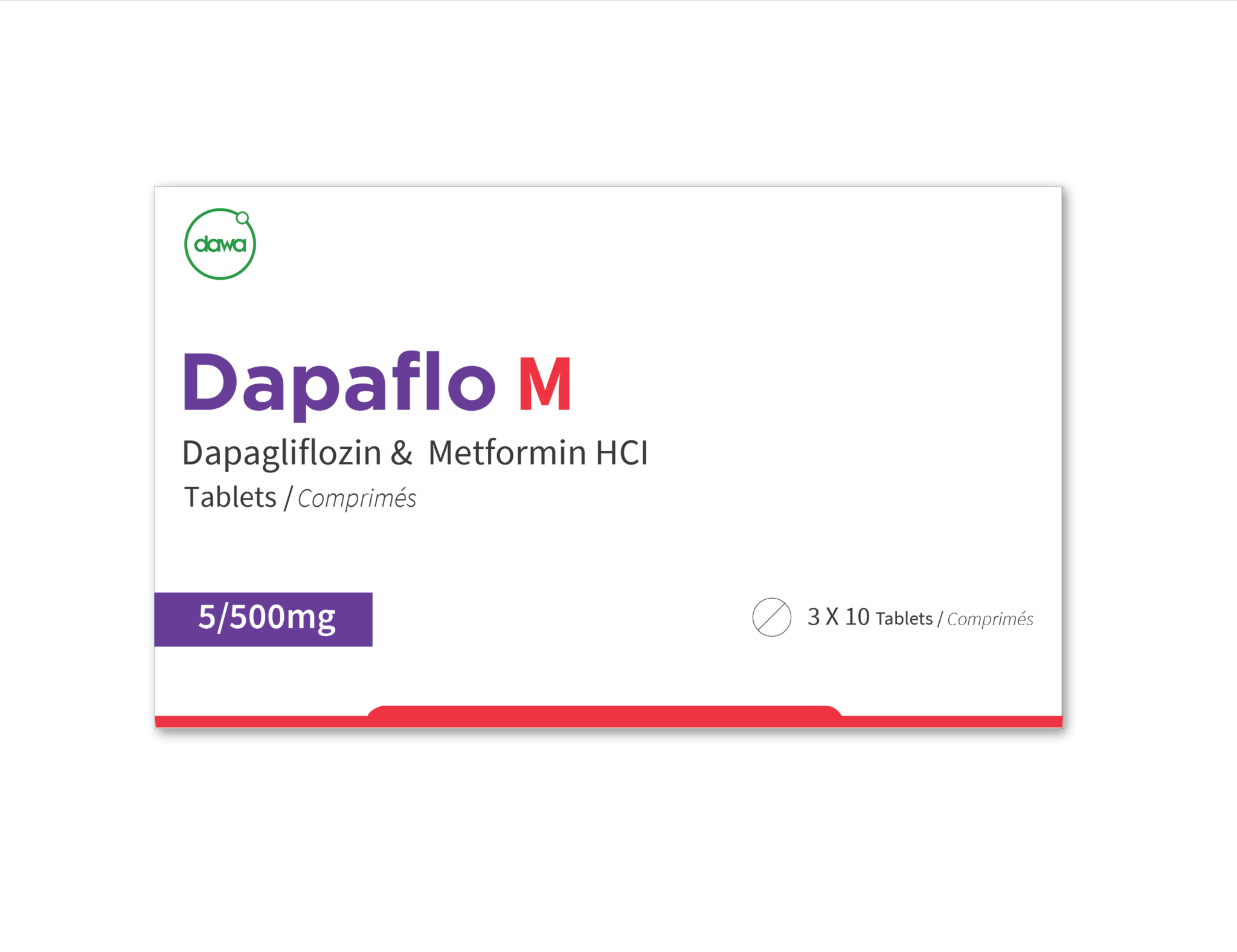 Dapaflo M 5/500mg Tablets - Dawa Life Sciences