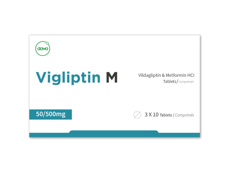 Vigliptin M 50/500mg Tablets - Dawa Life Sciences