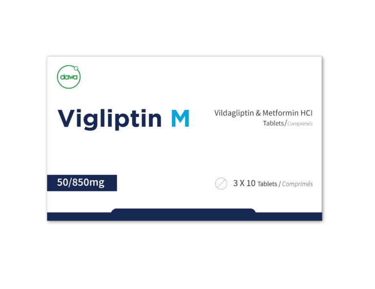Vigliptin M 50/850mg Tablets - Dawa Life Sciences