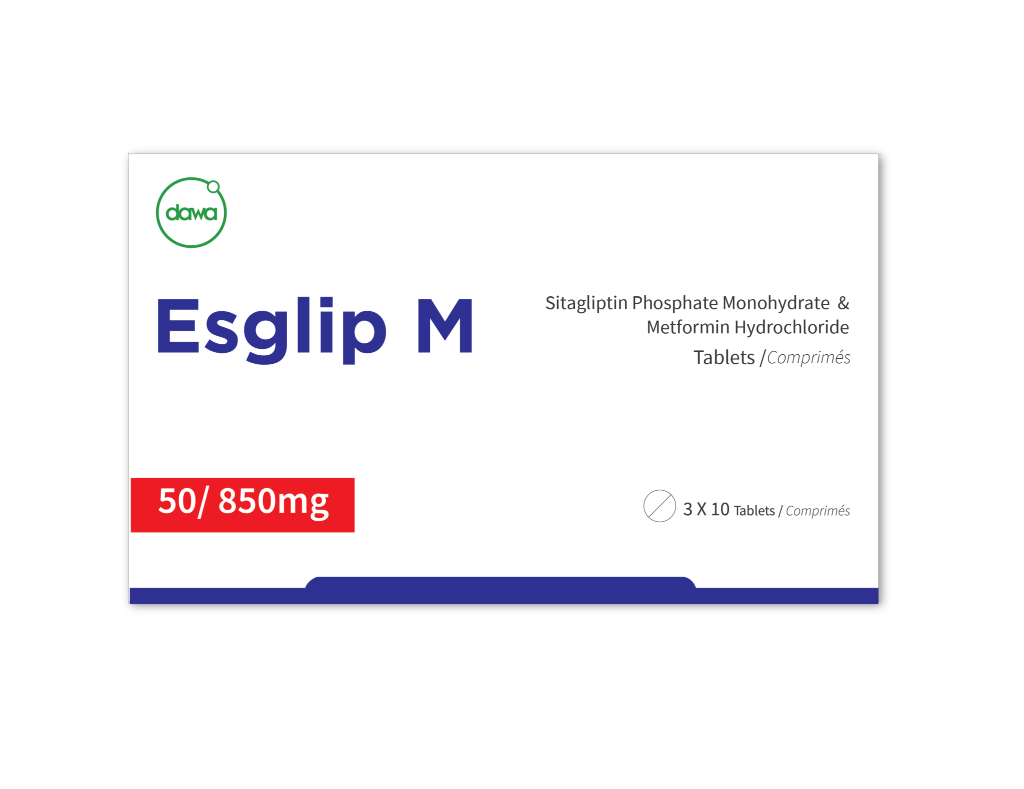 Esglip M 50/850mg Tablets - Dawa Life Sciences
