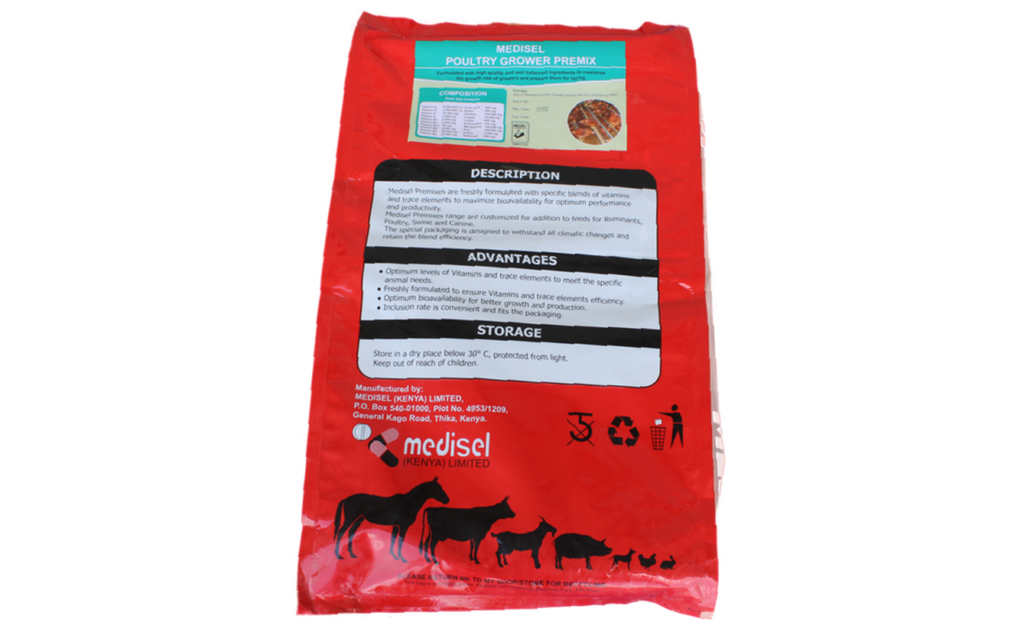Medisel Poultry Grower Premix - Dawa Life Sciences