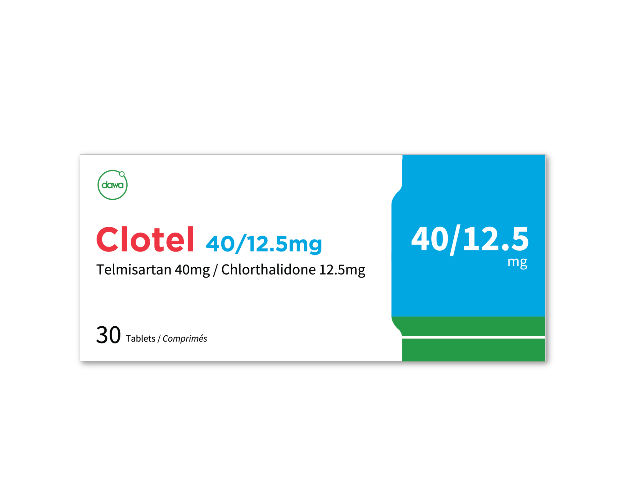 Clotel 40/12.5mg Tablets - Dawa Life Sciences